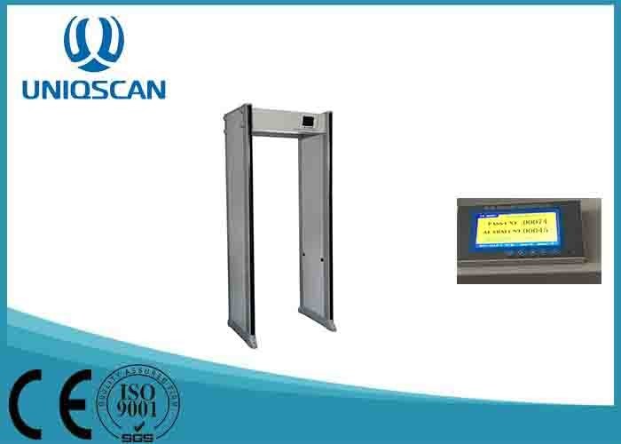 Airport Metal Detector Body Scanner , 18 / 24 / 33 Zones Security Walk ...