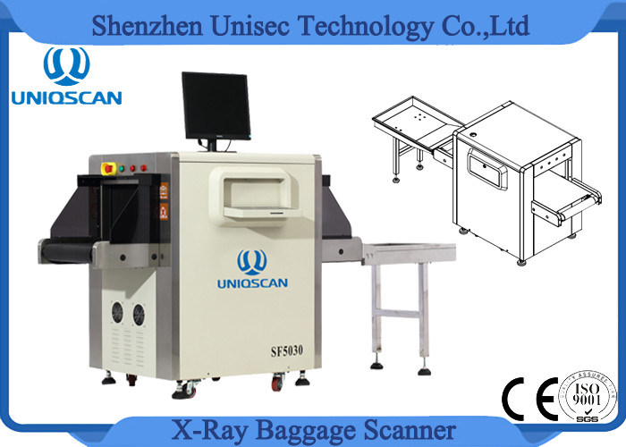 24 Bit Single energy SF5030A airport security scanners with 500*300mm ...