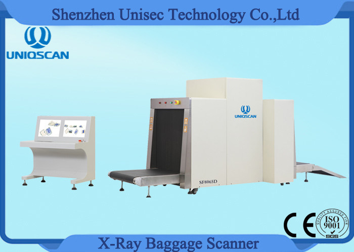Dual View X-ray Baggage Inspection System X-Ray Baggage Scanners 800 ...