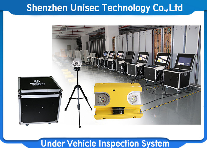 Indoor Moveable Mobile Vehicle Inspection System UVSS Linear Scan CCD ...