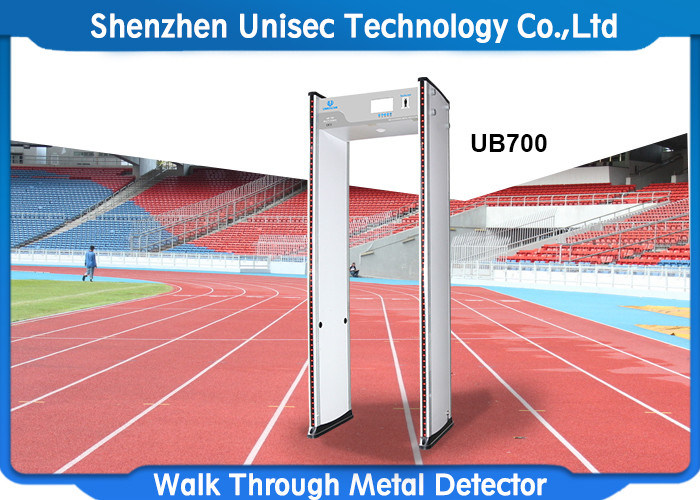 6-24 zones walk through metal detector used in hotel, metro station ...