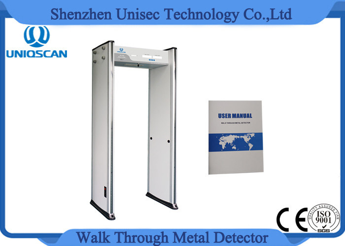 6 Zones Archway Metal Detector Door Frame Walk Through Scanner For Hotel