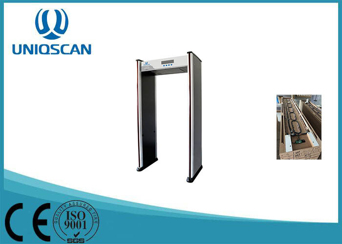 6 Zones Metal Detectors Walk Through Safety Gate With LED Side Light Alarm