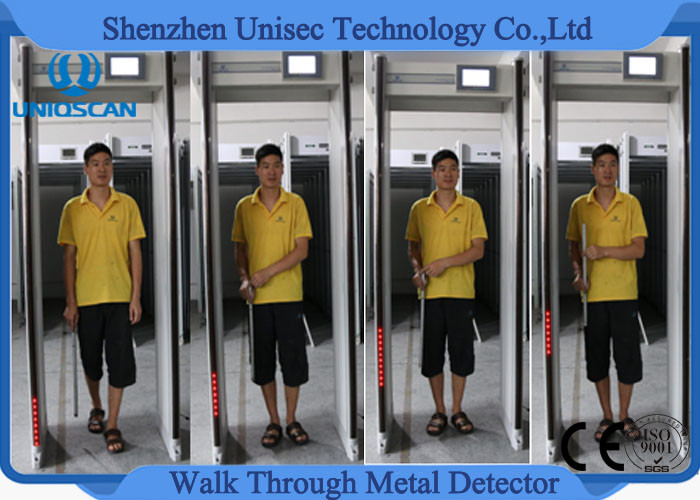 Body Scanner Walk Through Gate Metal Detector Door Frame For Bank ...