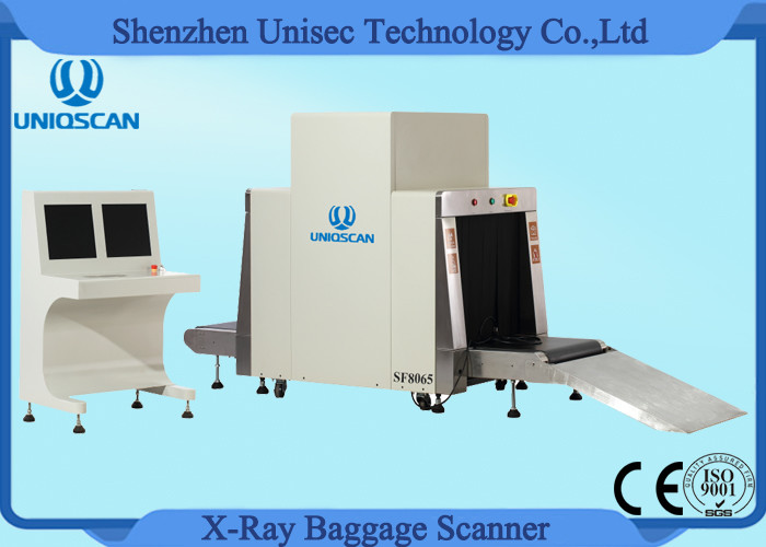 Conveyor X Ray Luggage Scanner With 40mm Steel Penetration , 800*650mm ...