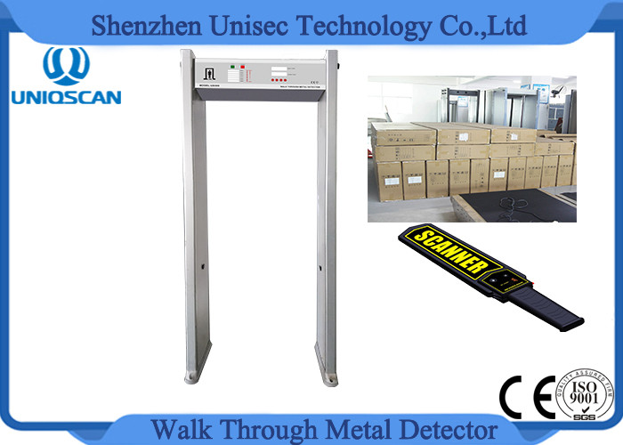 8KHZ Indoor 6 Zones Walk Through Metal Detector with LED display