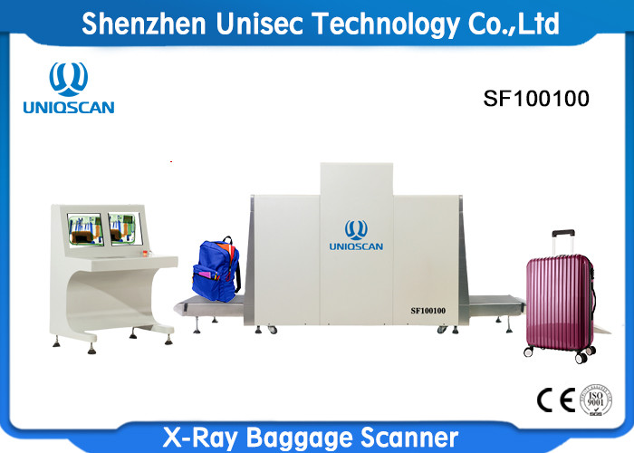 SF100100 Airport Security Equipment / X Ray Cargo Scanner Big Tunnel Size