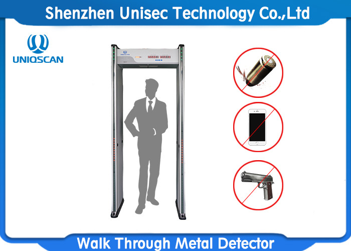 UB500 Walk Through Metal Detector 5 Digital Counter With Fireproof Material