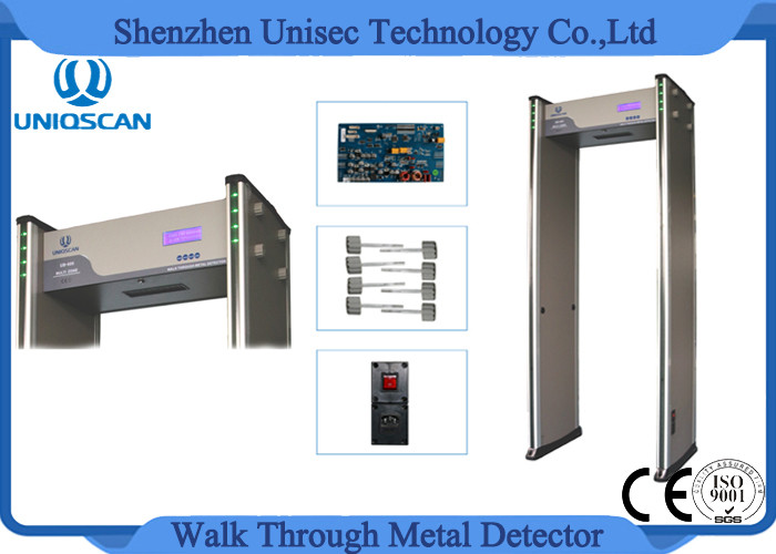 18 Zones Security Walk Through Metal Detector Body Scanner For Bank