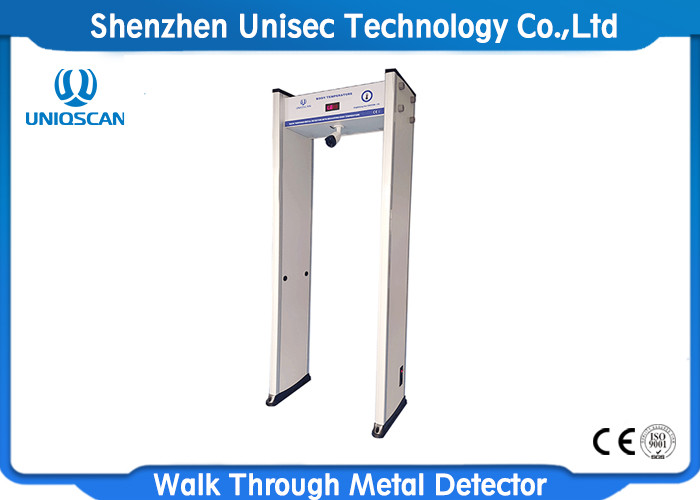 Multi Zones Body Thermal Walk Through Metal Detector Gate Safety Dot ...