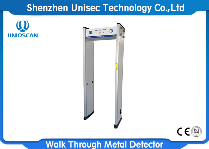 UB500 Walk Through Metal Detector Multi Point Temperature Scanning 45 Zones
