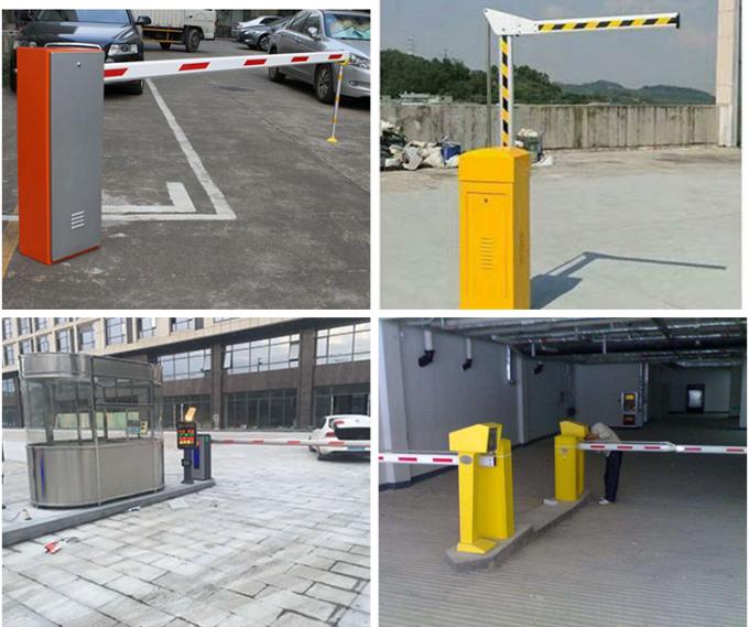 RFID Parking Lot Flap Barrier System Speed Adjustable Car Access ...